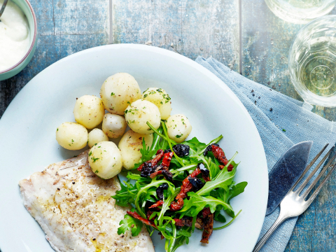 Zeewolf met parmezaancrème - Libelle Lekker
