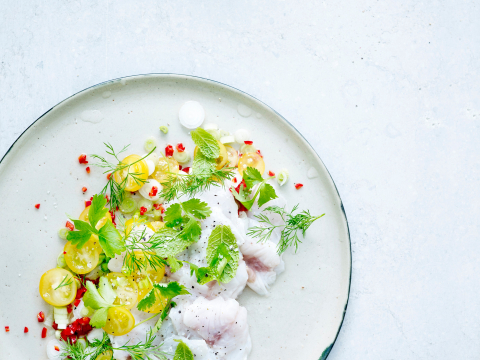 Ceviche van zeebaars - Libelle Lekker