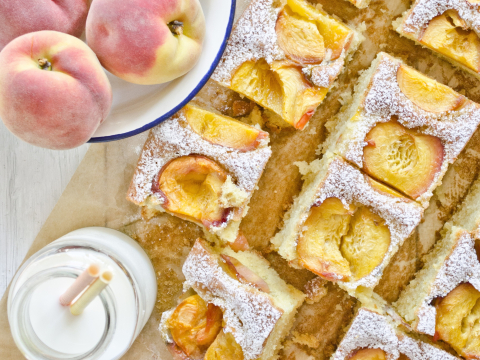 Perzikplaattaart - Libelle Lekker