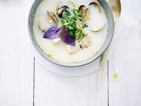 Romige schelpensoep - Libelle Lekker
