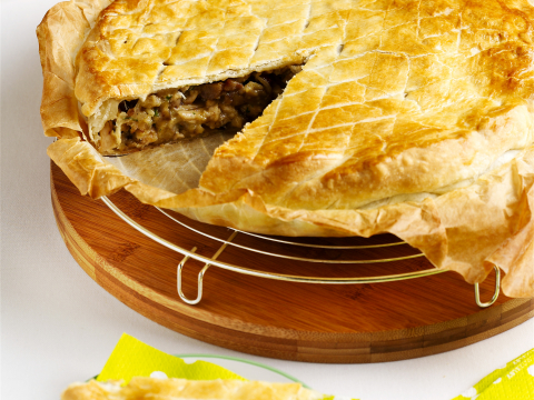 Pastei van kip en kastanjes - Libelle Lekker