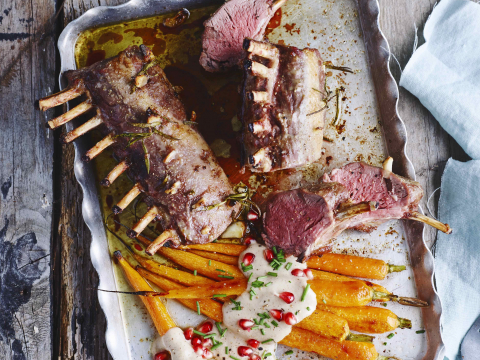 Lamskroon met geroosterde wortelen - Libelle Lekker