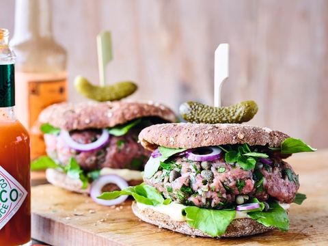 Burger américain préparé - Libelle Lekker
