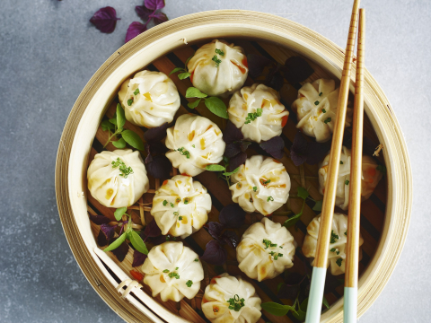 Dim sum gevuld met kalkoengehakt - Libelle Lekker