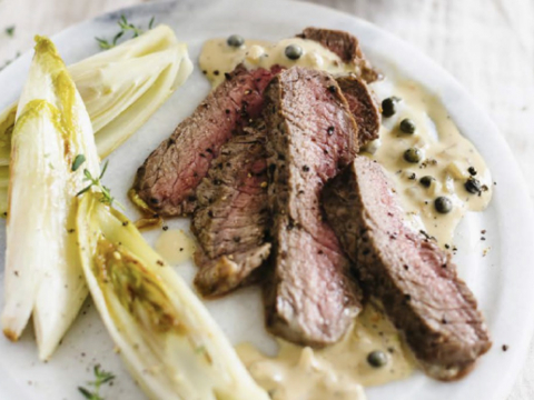 Steak met lichte peperroomsaus - Libelle Lekker