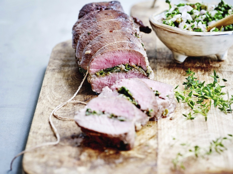Filet d’agneau farci à la gremolata au thym - Cuisine et Recettes ...