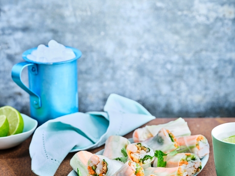 Koude spring rolls - Libelle Lekker
