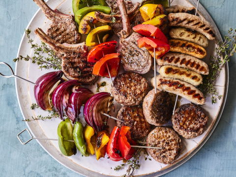 Mixed grill-schotel - Libelle Lekker