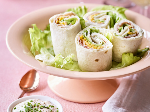 Wraps met kalkoen, bacon en ranchdressing - Libelle Lekker
