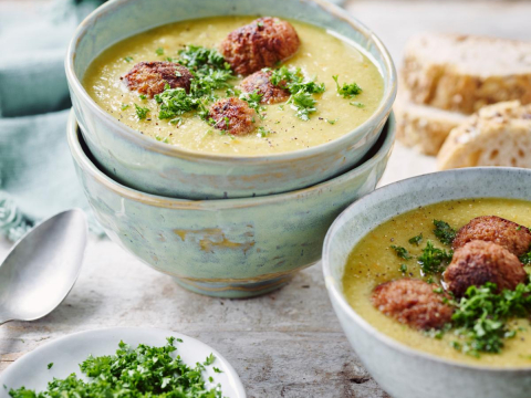 Snert met veggie balletjes - Libelle Lekker