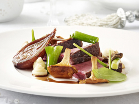 Zesrib met paddenstoelen - Libelle Lekker