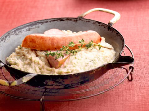 Rookworst met raapjespuree - Libelle Lekker