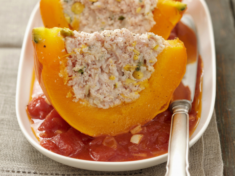 Gevulde pompoen - Libelle Lekker