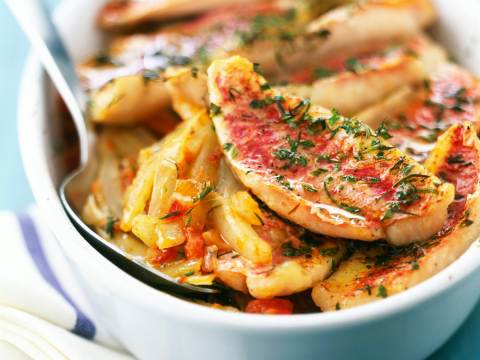 Zeebarbeel met venkel - Libelle Lekker