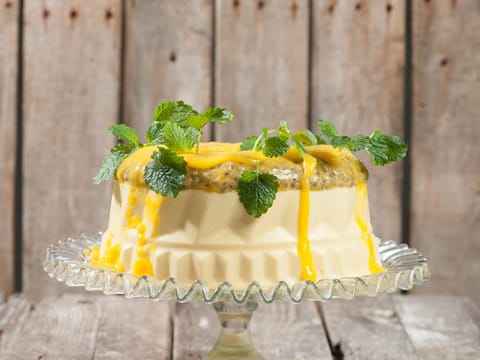 Bavarois met mango en passievrucht - Libelle Lekker