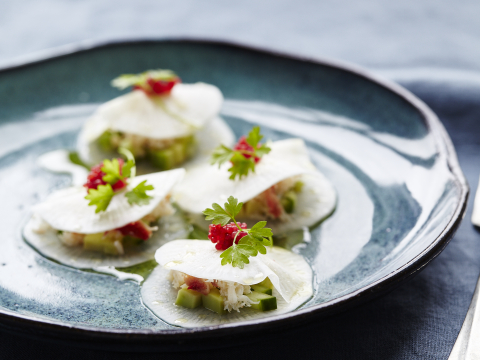 Rammenasravioli met krab - Libelle Lekker