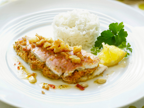 Zeebarbeel met tomatentapenade - Libelle Lekker