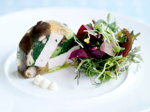 Terrine van gerookte kalkoen - Libelle Lekker