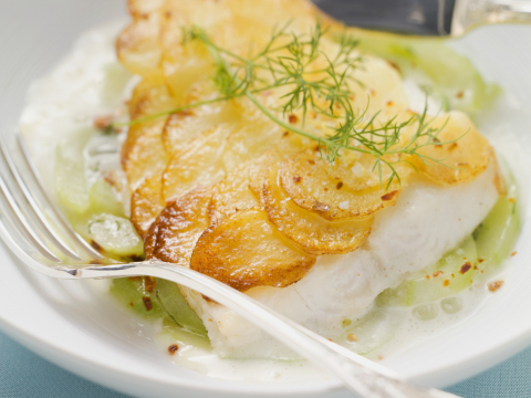 Zeewolf met aardappelkorst - Libelle Lekker