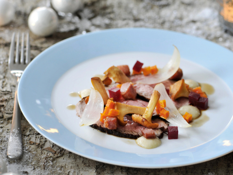 Rosbief met gepekelde groenten - Libelle Lekker