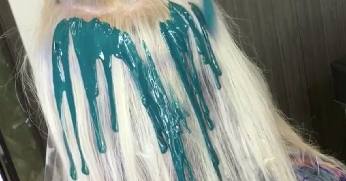 ZIEN: de nieuwe haarkleuringstechniek 'drip hair color' is een grote ...
