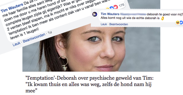 Timtation mengt zich in commentsectie op Facebook: 'Ik ben meer dan ...