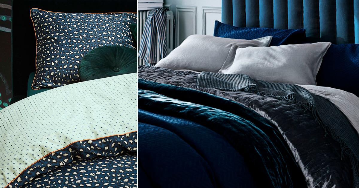 SHOPPEN: 13 diepblauwe lakens om van je bed een nachtelijke hemel te maken