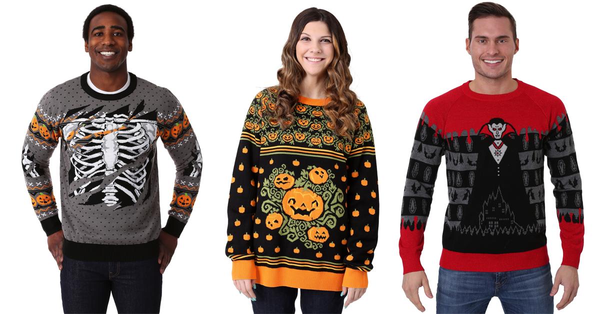 MUST HAVE: draag dit jaar eens een ugly Halloween sweater op Halloween