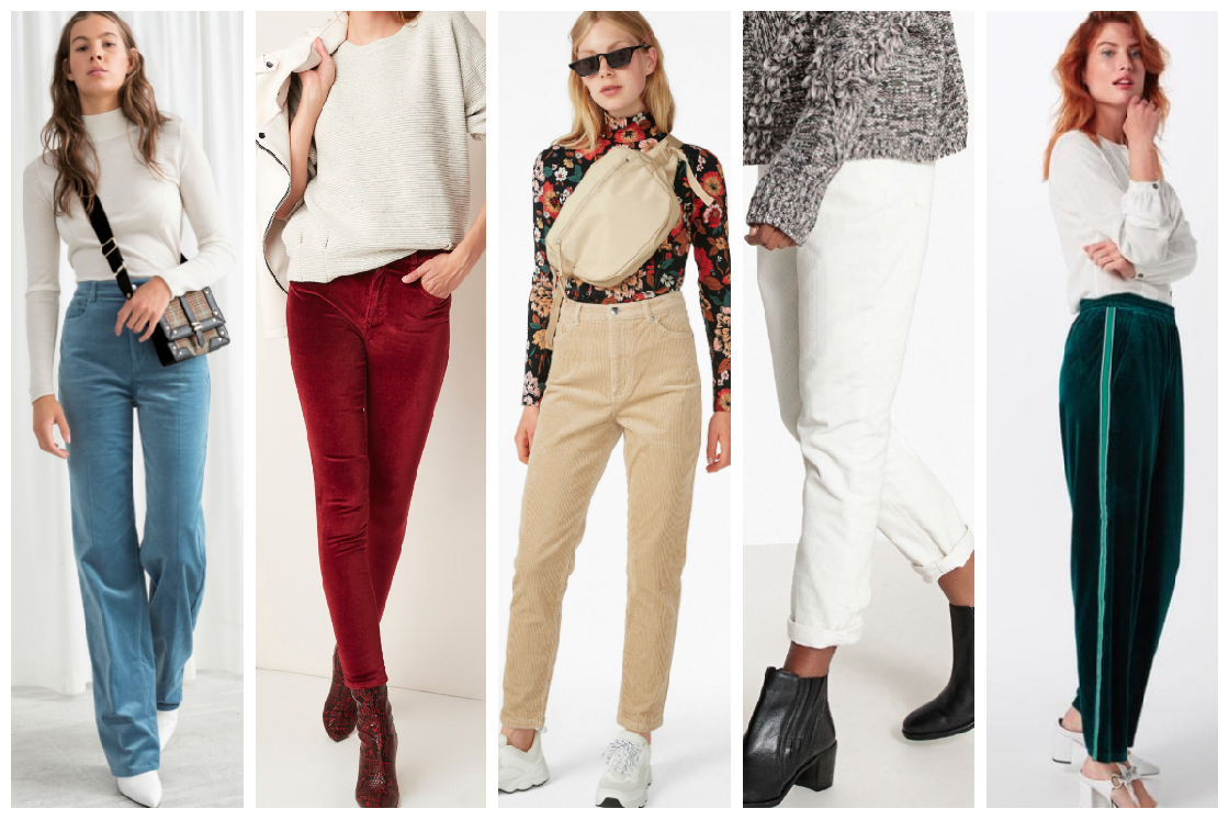 Tendance: le pantalon en velours fait son entrée en matière