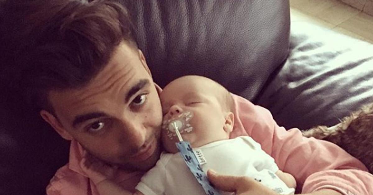 SMELT: Mathias Vergels poseert met zoontje