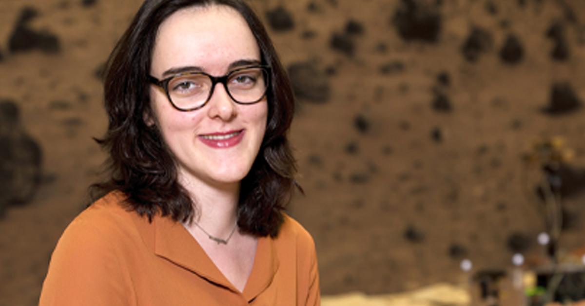 Emilie (26) werkt bij European Space Agency (ESA) en verdiept zich in ...