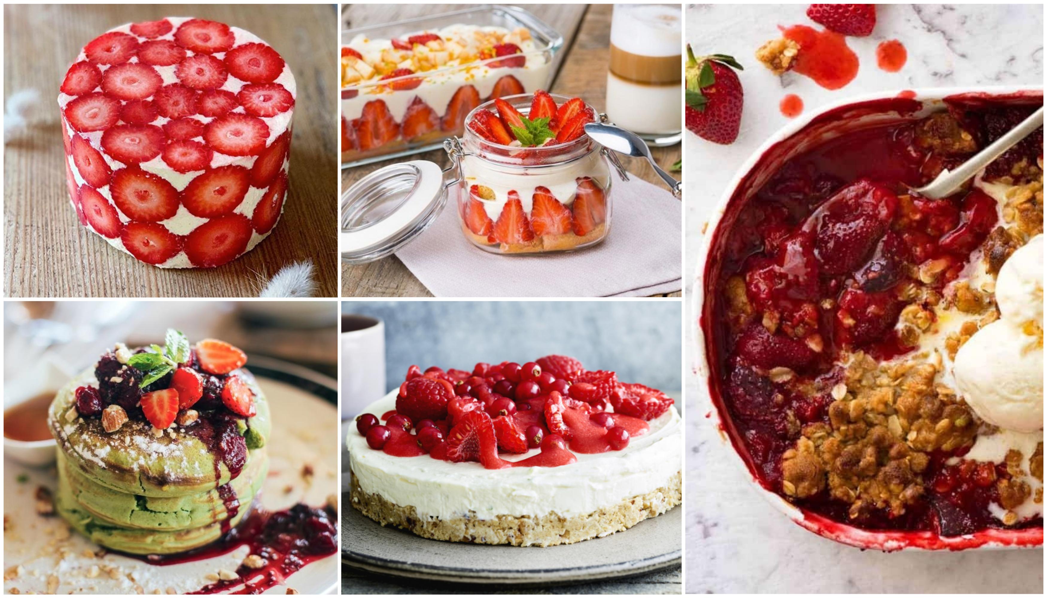Recettes: 5 desserts gourmands à préparer avec des fraises - Gael.be