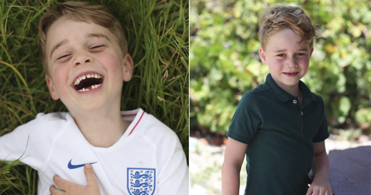 Prins George verovert onze harten met zijn nonchalant verjaardagsportret