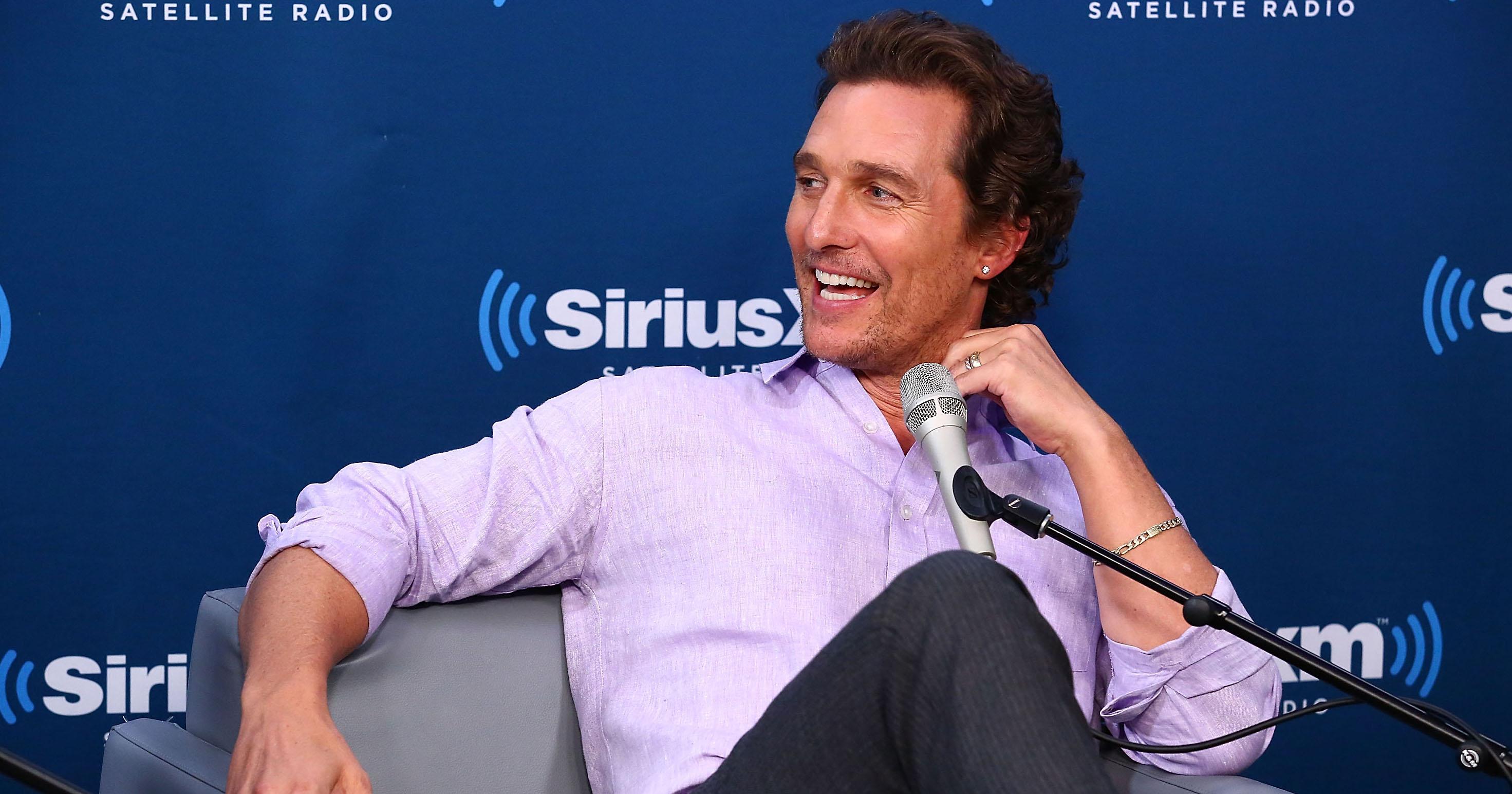 Matthew McConaughey maakt zijn debuut op Instagram