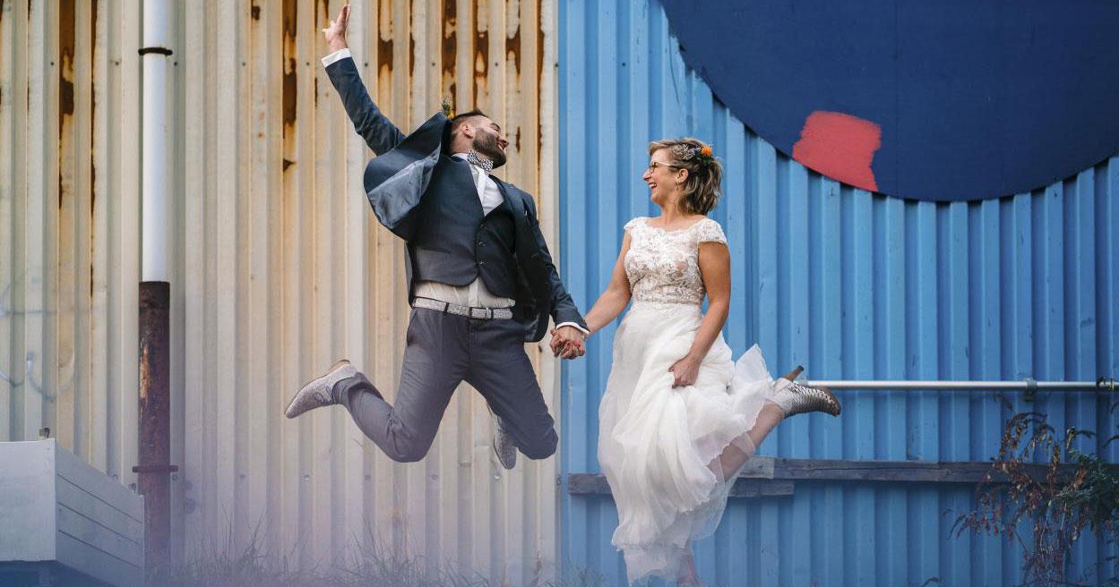 Eén jaar later gaven Line en Victor elkaar opnieuw het jawoord