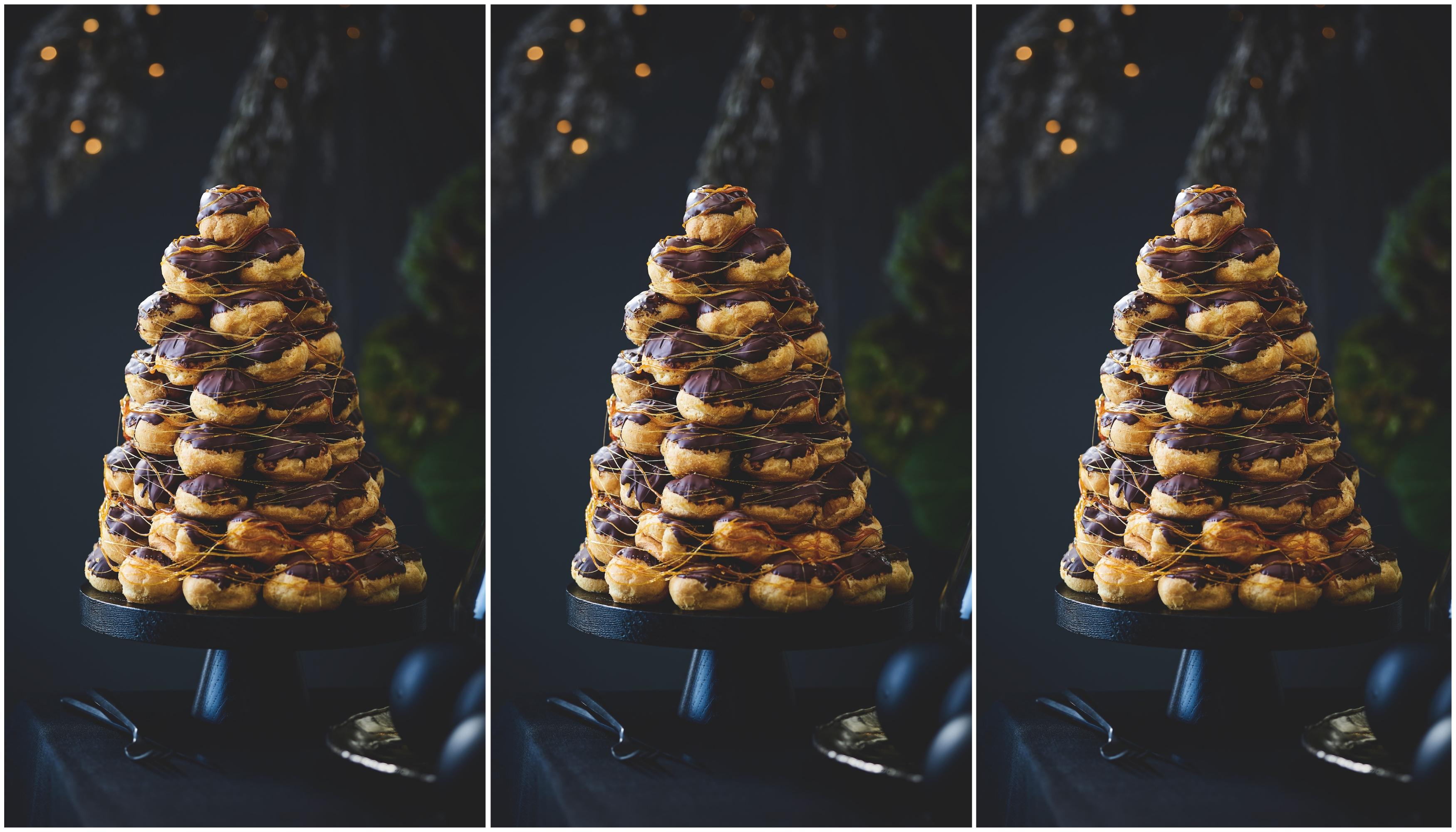 Le croquembouche façon profiteroles, le gâteau festif qui éclipse la bûche