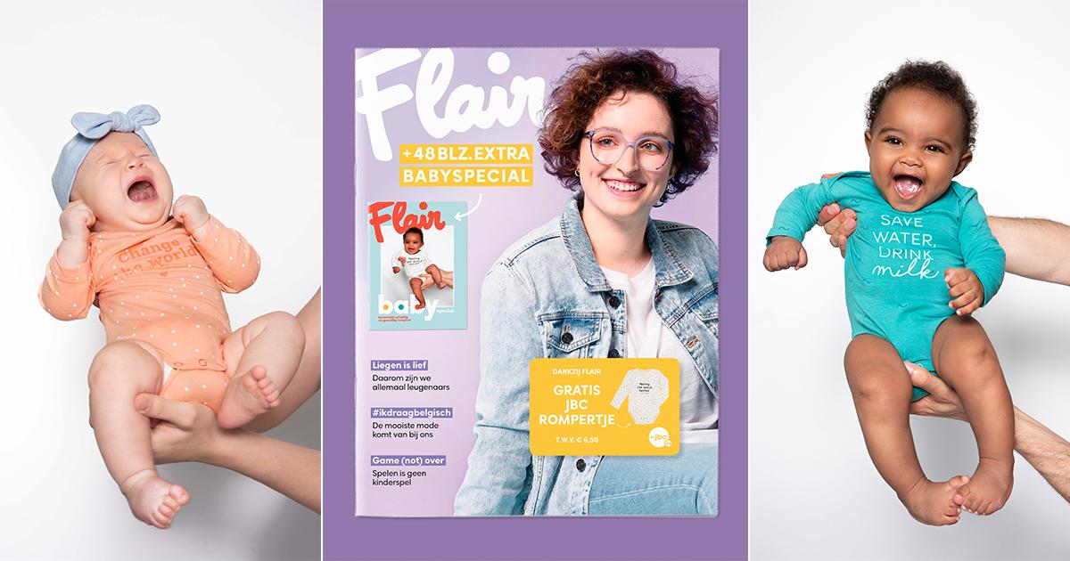 Deze week bij Flair: onze babyspecial mét gratis (!) rompertje van JBC