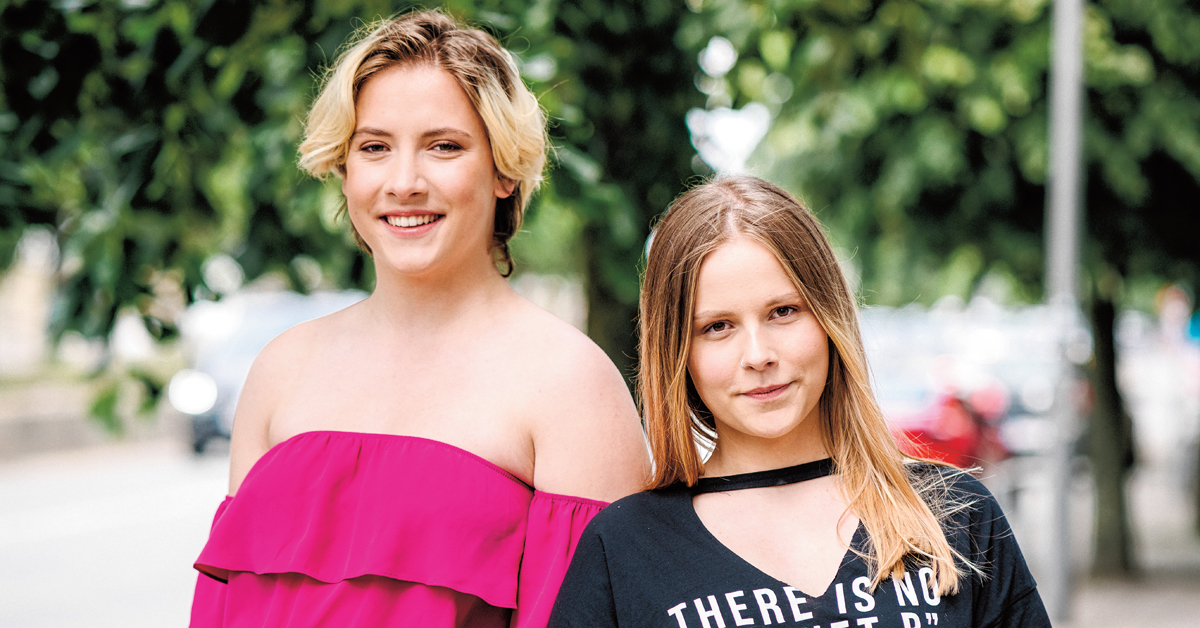 Helena en Kayla's kledingstijlen zijn al net zo verschillend als hun ...