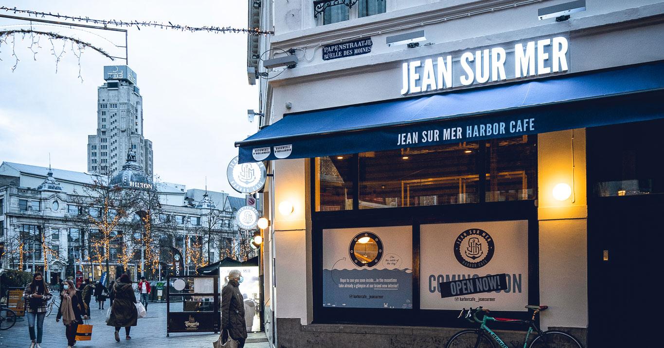 Jean sur Mer opent Harbor Cafe op de Groenplaats in Antwerpen