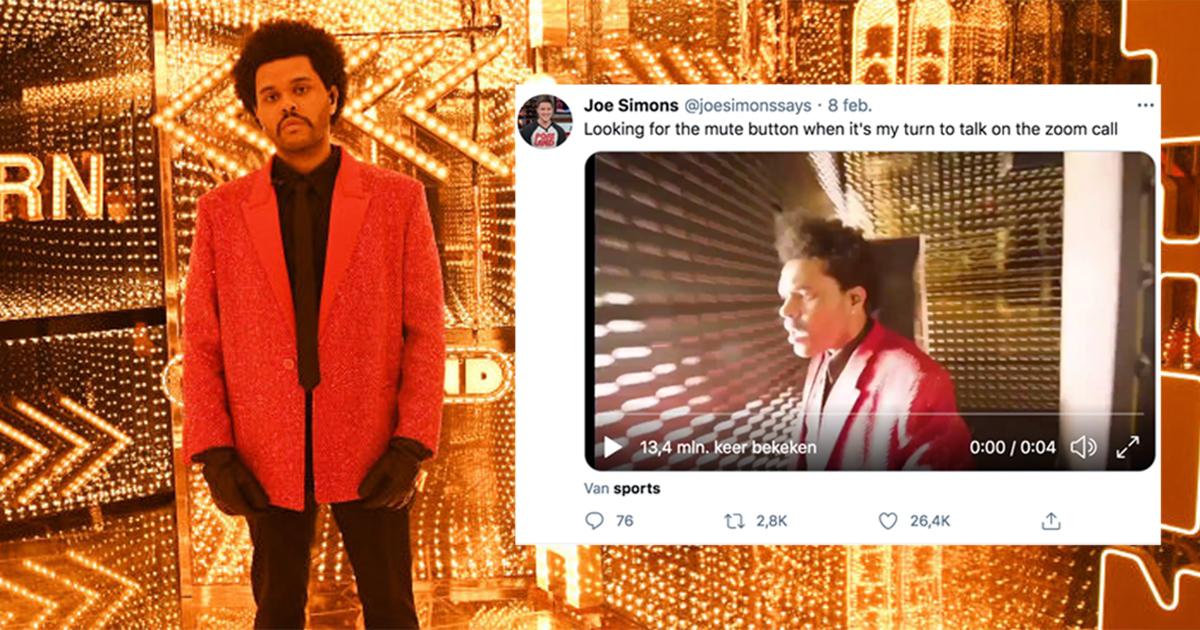 The Weeknd is meme van het moment na Super Bowl-optreden