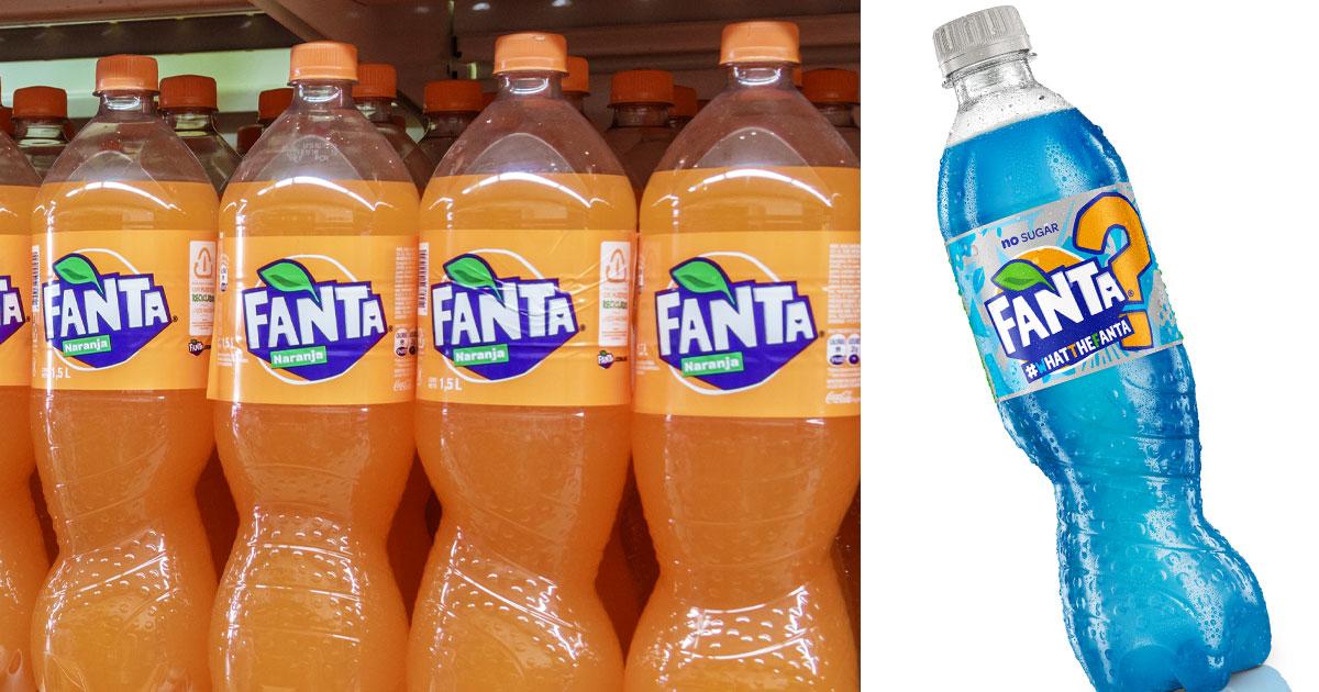 Fanta lanceert blauw drankje waarvan jij de smaak moet raden