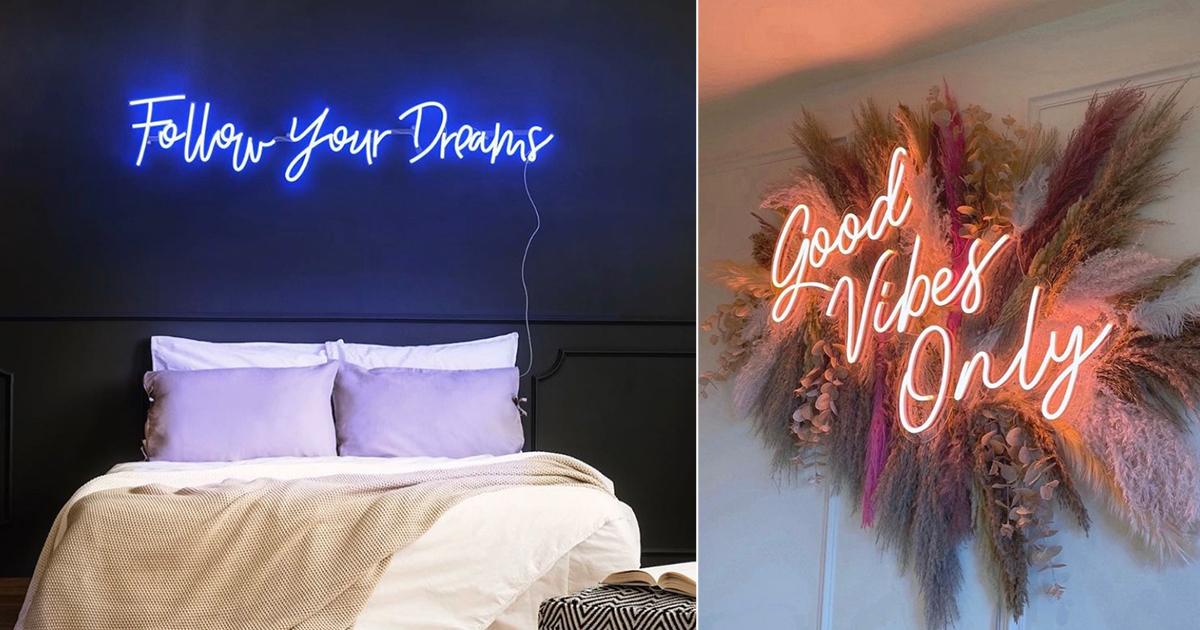 De neon signs van Artsy Impact geven je interieur een upgrade