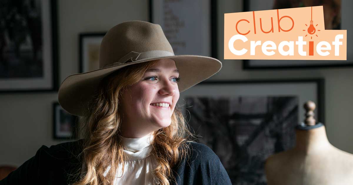 Esther maakt handgemaakte mondmaskers en hoeden - Club Creatief