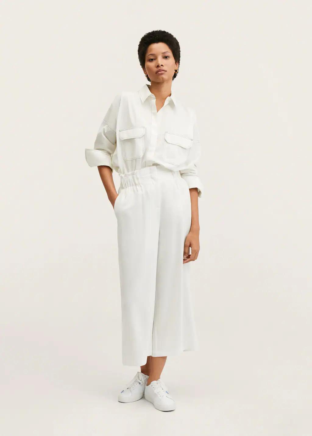 8x wondermooie combinaties met een witte broek - Libelle