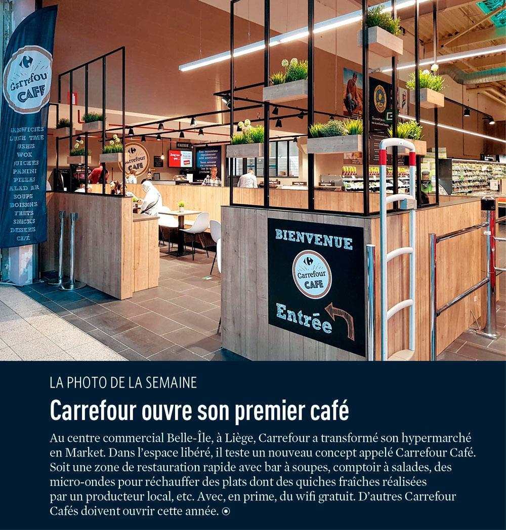 Carrefour ouvre son premier café - Trends-Tendances