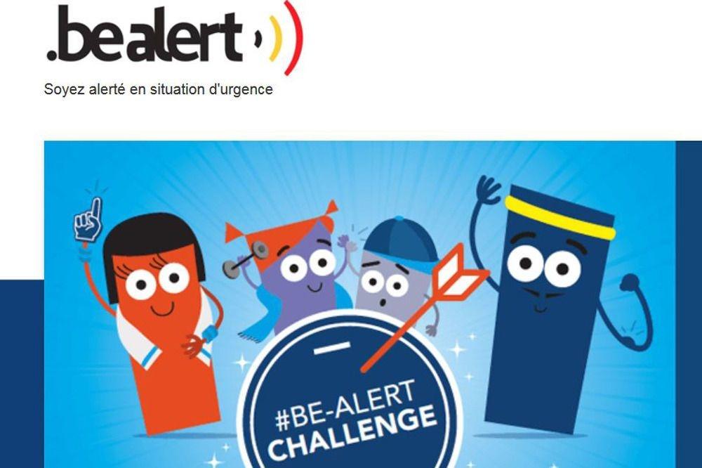 Le système Be-Alert testé à l'échelle nationale, près de 600.000 ...