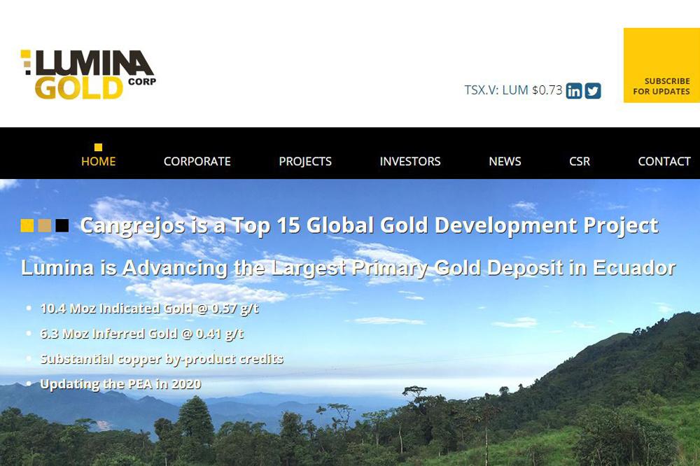 Lumina Gold: Cangrejos, bientôt mûr pour la vente - Trends-Tendances