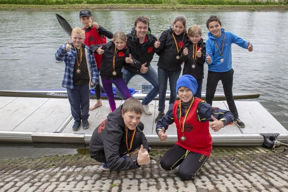 Mooie oogst voor kajakclub KSKZ uit Zwevegem op BK Lange Baan - KW.be