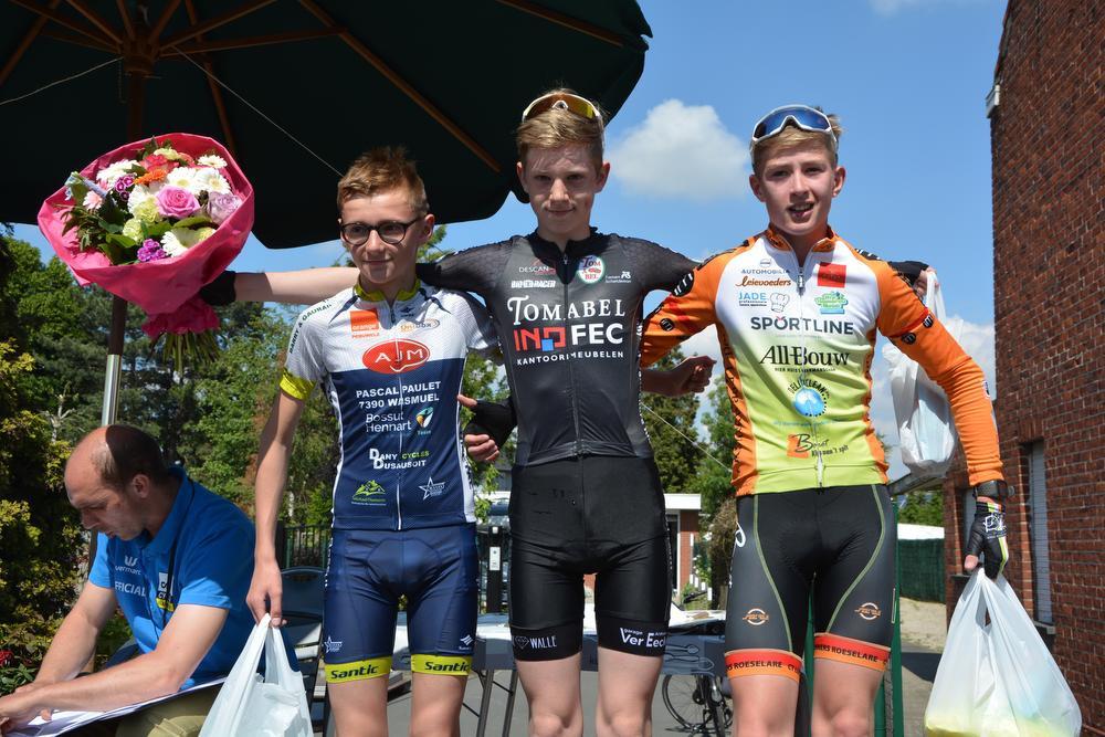 Xander Scheldeman wint bij 13-jarige aspiranten in Rumbeke - KW.be