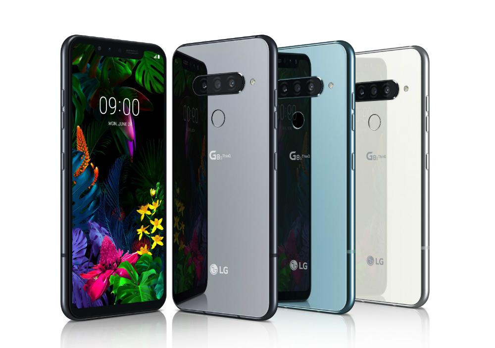 LG smartphone met handpalmherkenning